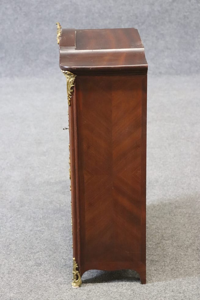 Salesman's Sample French Louis XV Wall Mounted Vitrine Display Cabinet ...
