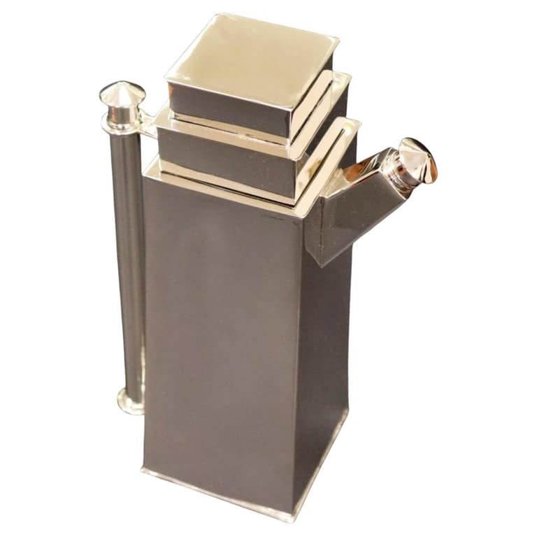 Louis W. Rice -Rare Skyscraper Design Cocktail Shaker - Vintage Modern ...